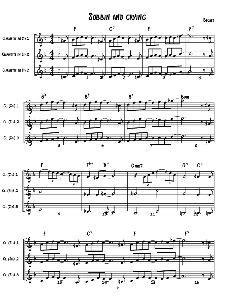 Sobbin and Crying 3 Clar | PDF