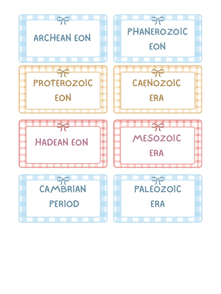 Pastel Gingham Playful School Name Tag A4 | PDF