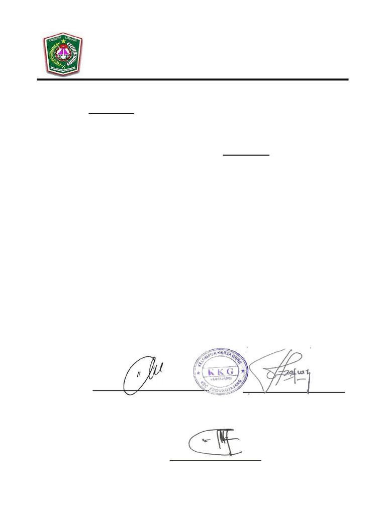 Surat Undangan KKG 2023 | PDF