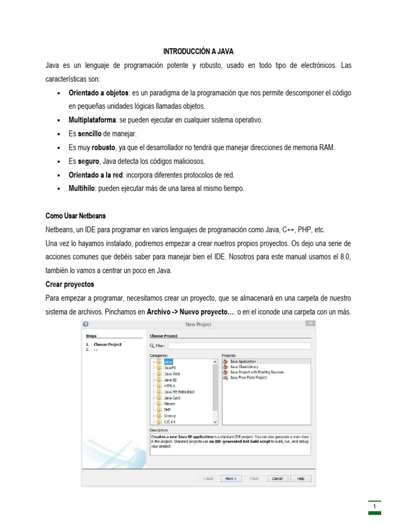 Guia de Java | PDF | Java (lenguaje de programación) | Lenguaje de programación