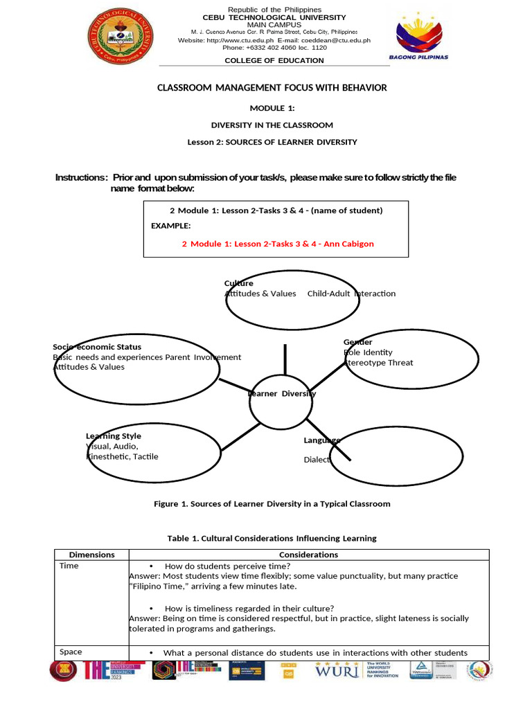 2 Module 1 - Lesson 2-Tasks 3 & 4 - Oclarit - Marie Carmela | PDF