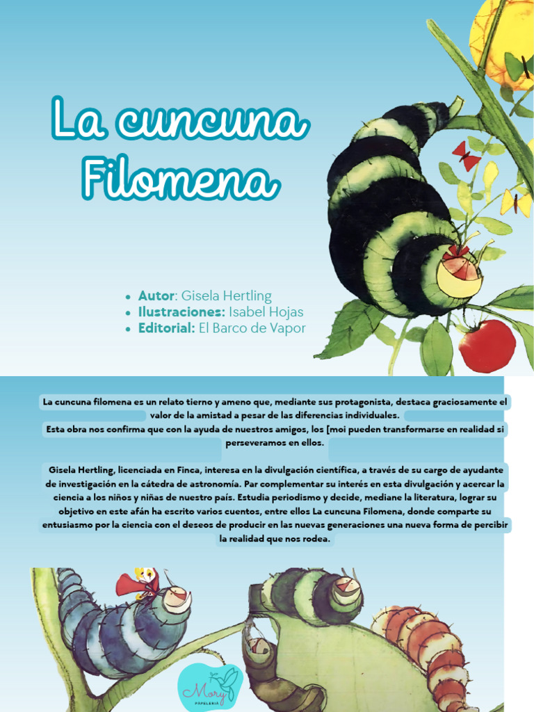 La cuncuna Filomena: amistad y ciencia | PDF