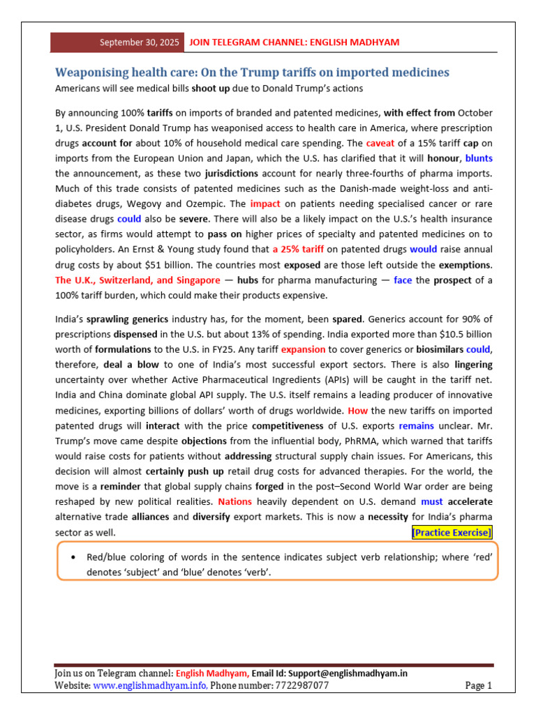 Weaponising Health Care | PDF | Pharmaceutical Industry | Generic Drug