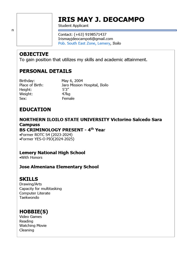 My Resume | PDF