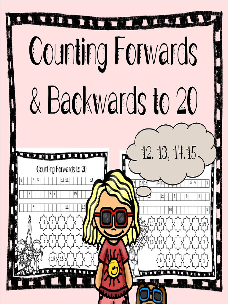 CountingForwardsandBackwardsto20Freebiefillinthegapsworksheetfun 1 | PDF
