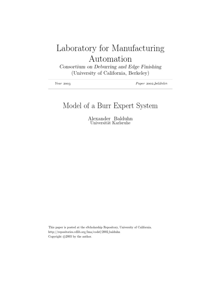 Expert System | PDF | Databases | Machining