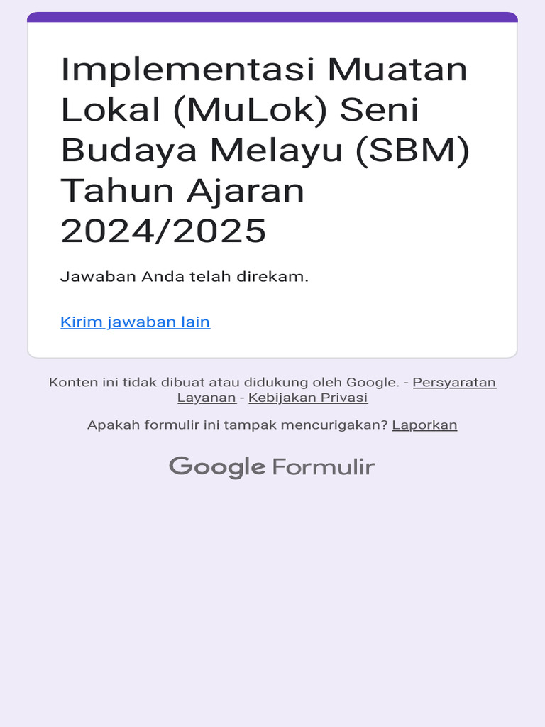 Implementasi Muatan Lokal (MuLok) Seni Budaya Melayu (SBM) Tahun Ajaran ...