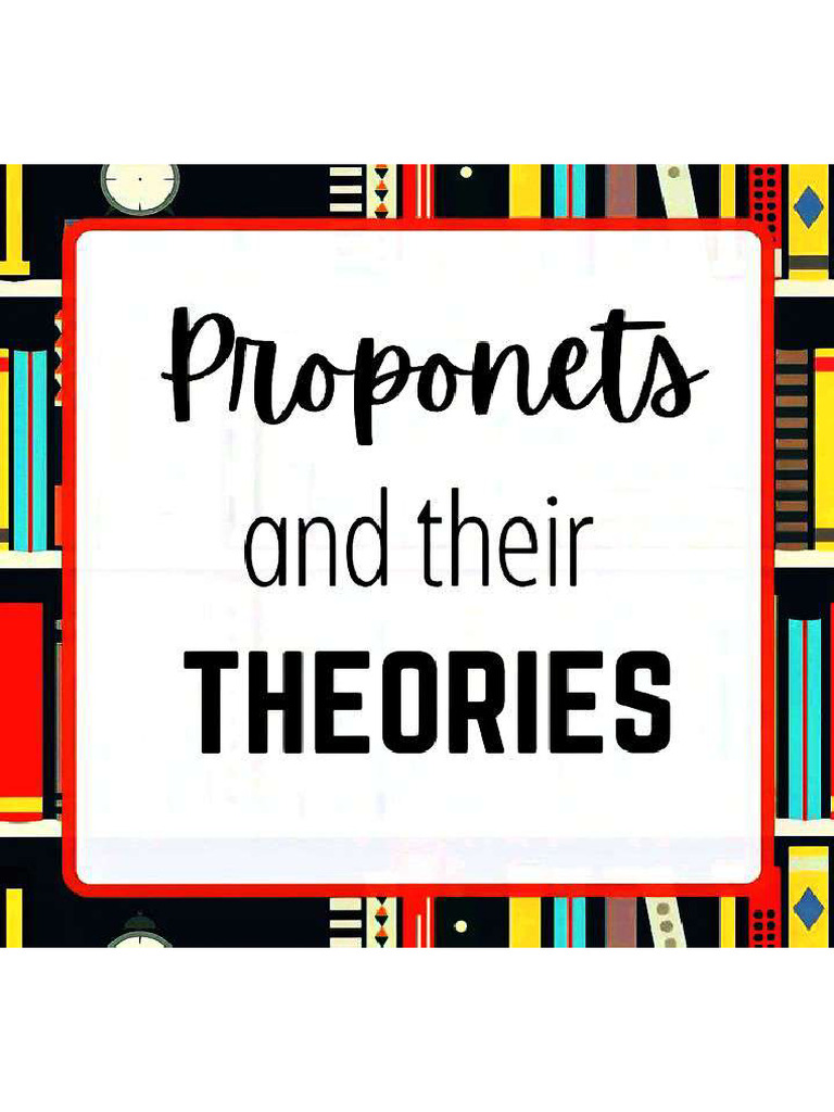 Theories Proponent Hbse | PDF