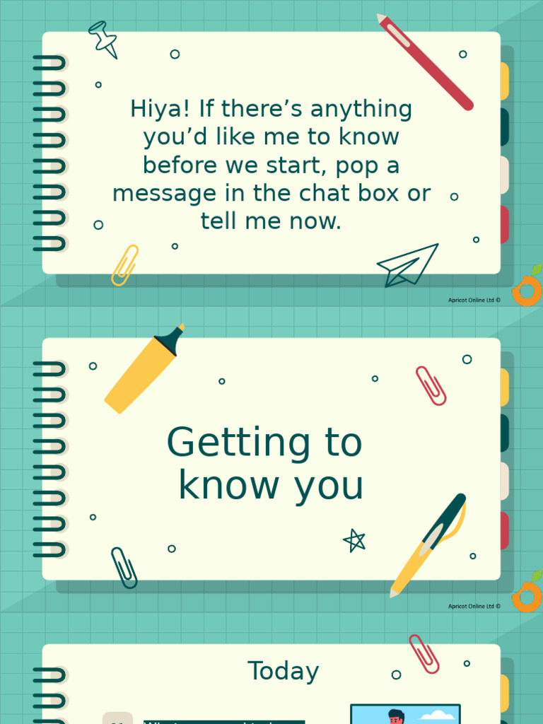 English Getting To Know You Introductory Presentation | PDF | Cognition ...