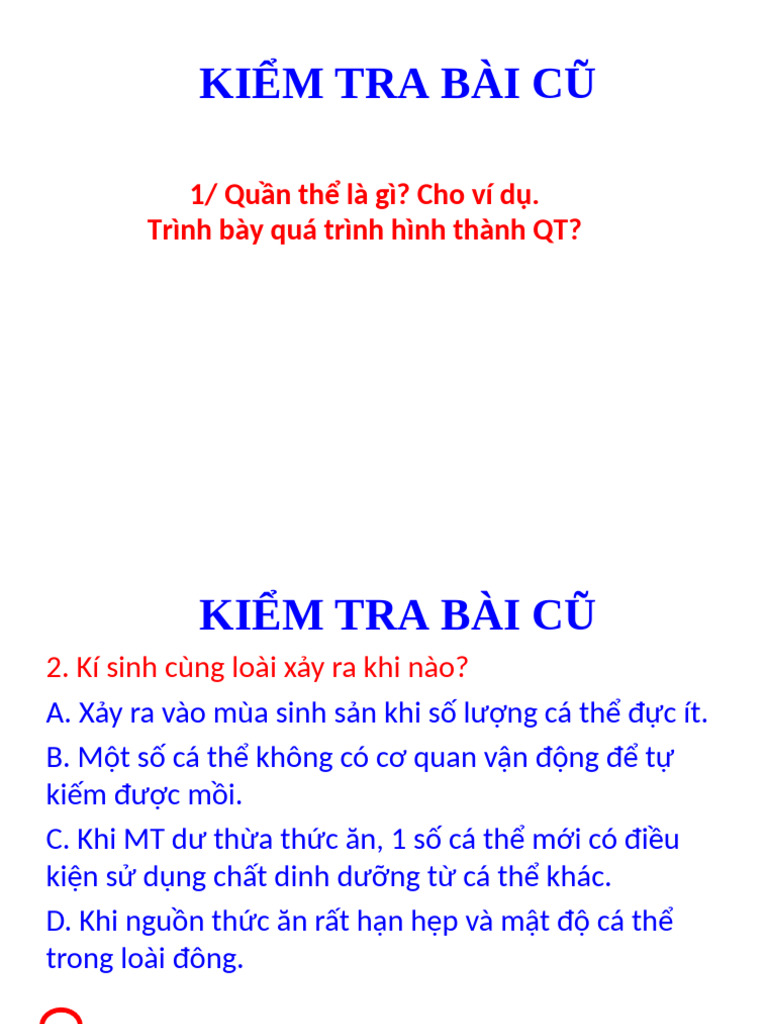 Bai 37 Cac Dac Trung Co Ban Cua Quan The Sinh Vat Ha | PDF