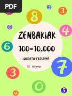 ZENBAKIEN IDAZKETA Lan Txostena | PDF