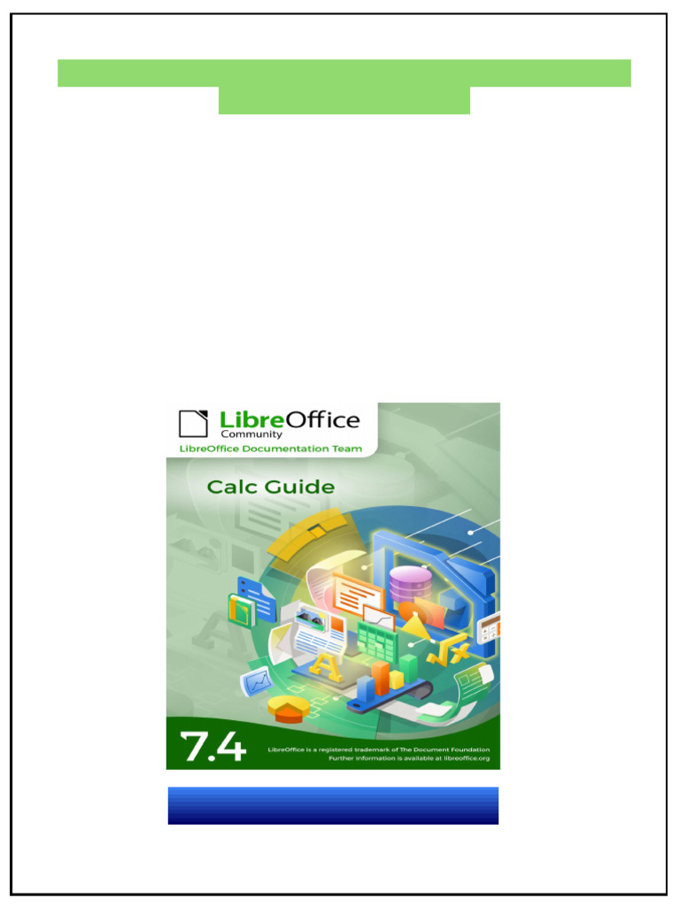 Libreoffice Calc Guide 7 4 Libreoffice Documentation Full Pdf Spreadsheet Icon Computing