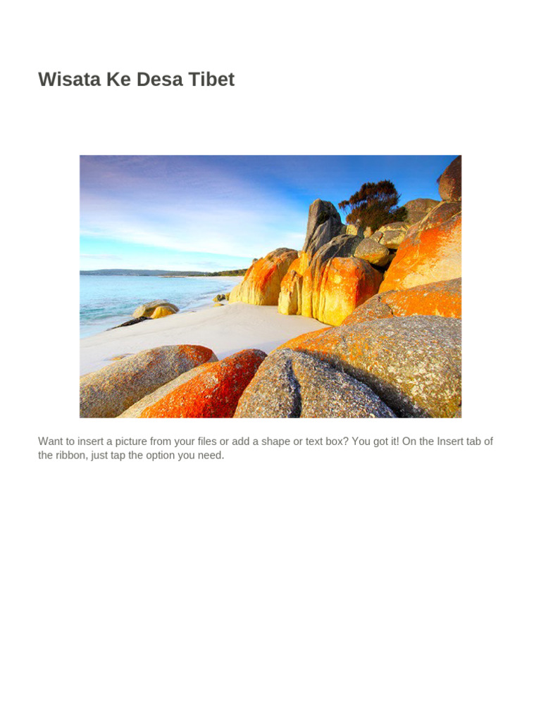 Wisata Ke Desa Tibet | PDF