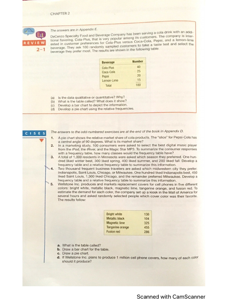 STA 210 Chap 2 Exercises | PDF