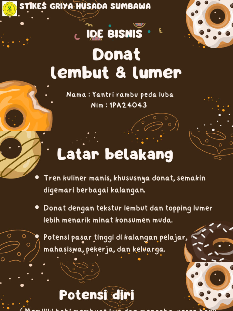 Donat Lembut dengan Topping Lumer | PDF