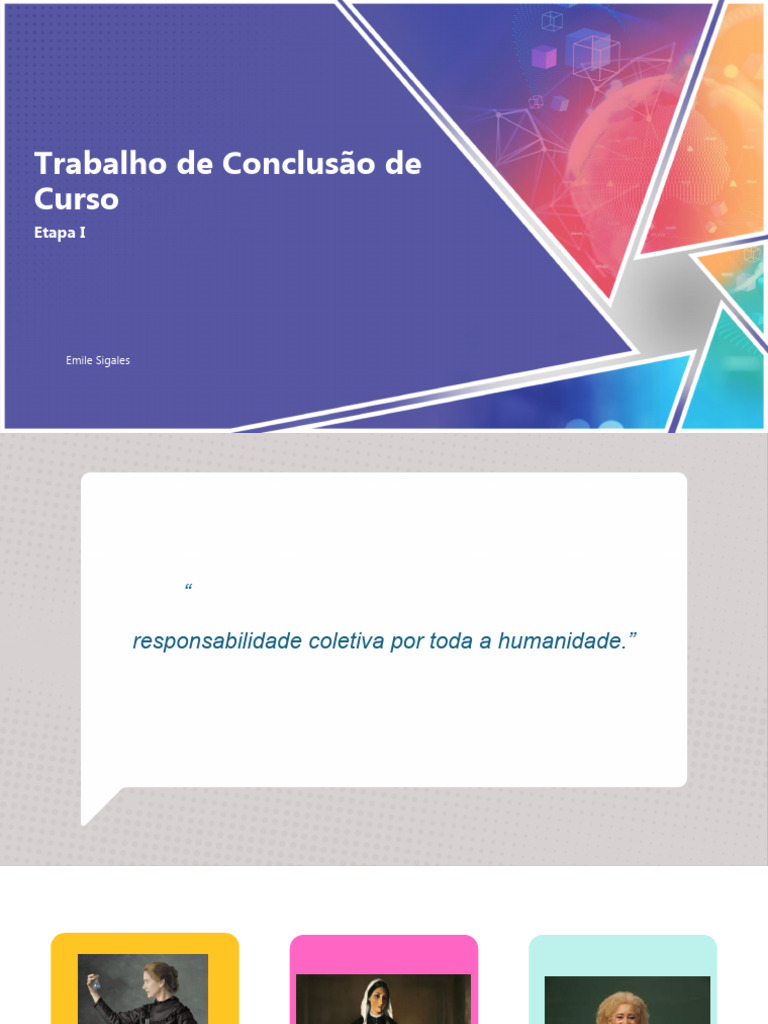 Slides TCC I-Enfermagem Aula 1 | PDF | Science | Enfermagem