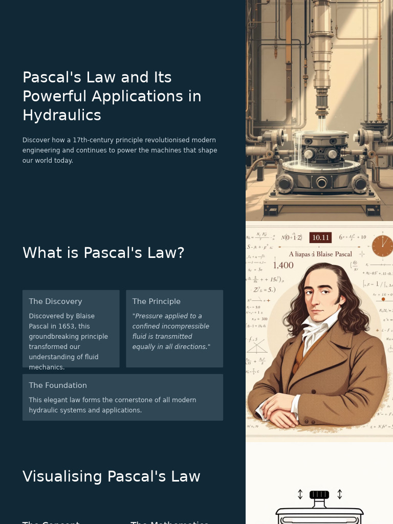 Pascals Law and Its Powerful Applications in Hydraulics (1) | PDF ...