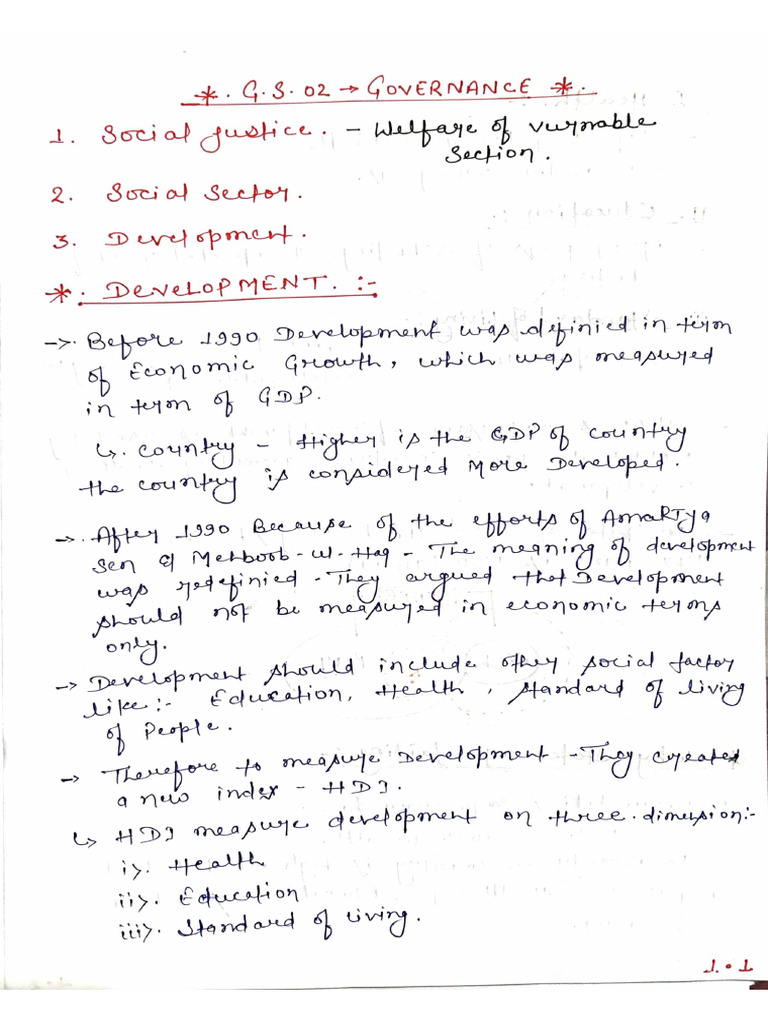 Governance Sahil Goyal Sir Class 1 - Date 25 Sept 2025 | PDF