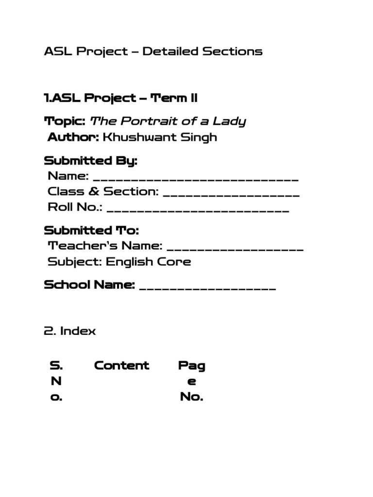 ASL Project - Detailed Sections | PDF | Love | Prayer