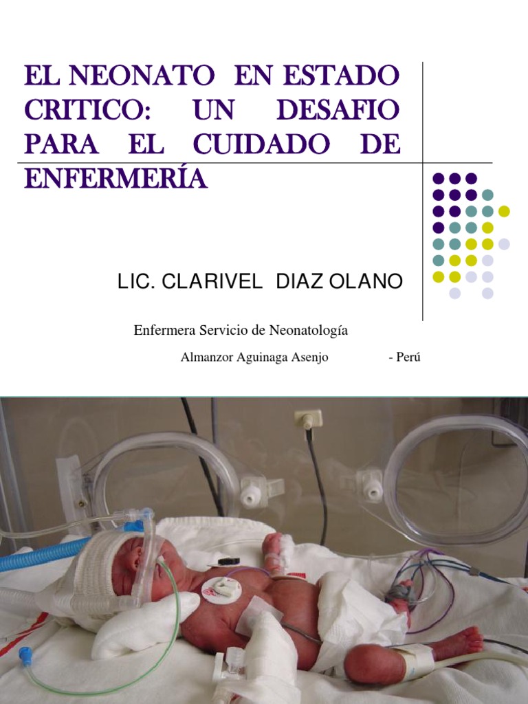 Atencion Enfermeria Neonato Critico | PDF