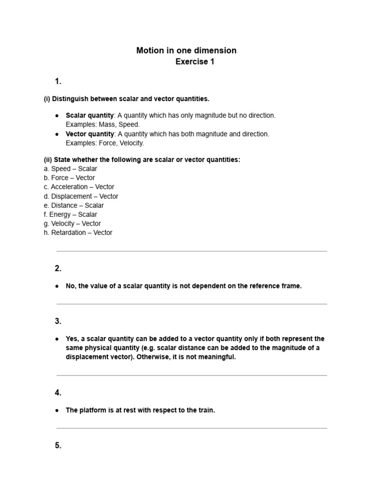 Motion in 1D | PDF | Acceleration | Velocity