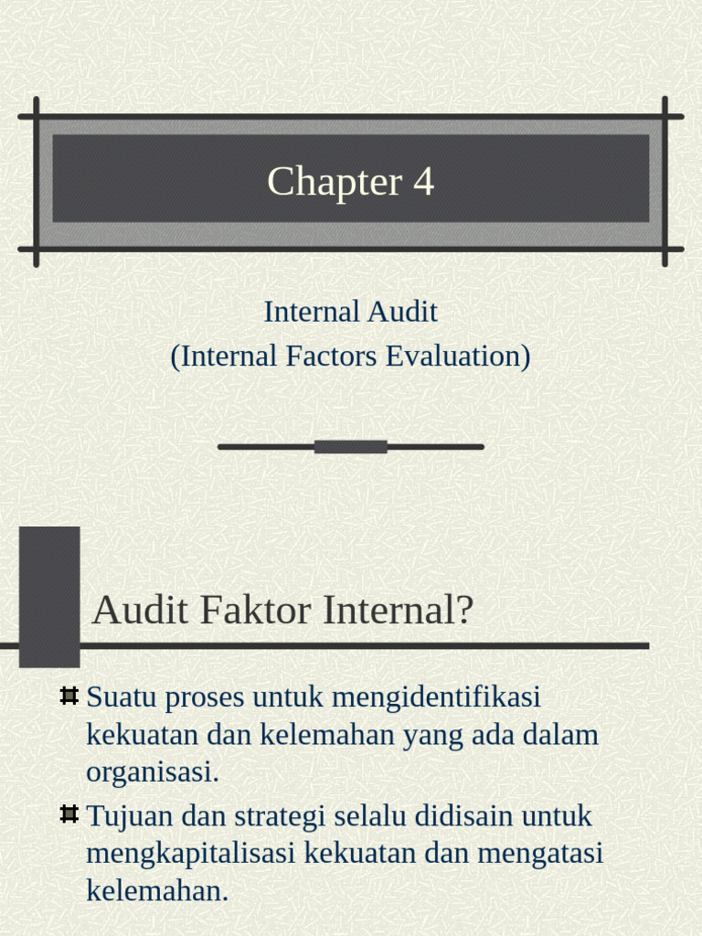 Ch4 Internal Audit Indonesia | PDF
