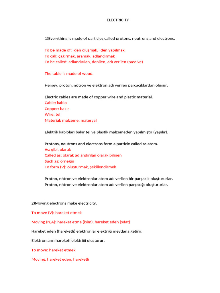 Electricity | PDF