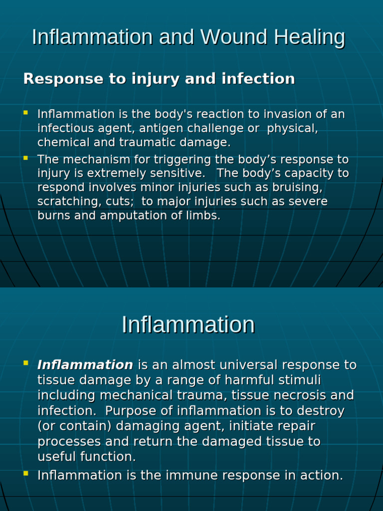 Inflammation's Role in Wound Healing | PDF | Inflammation | Wound Healing