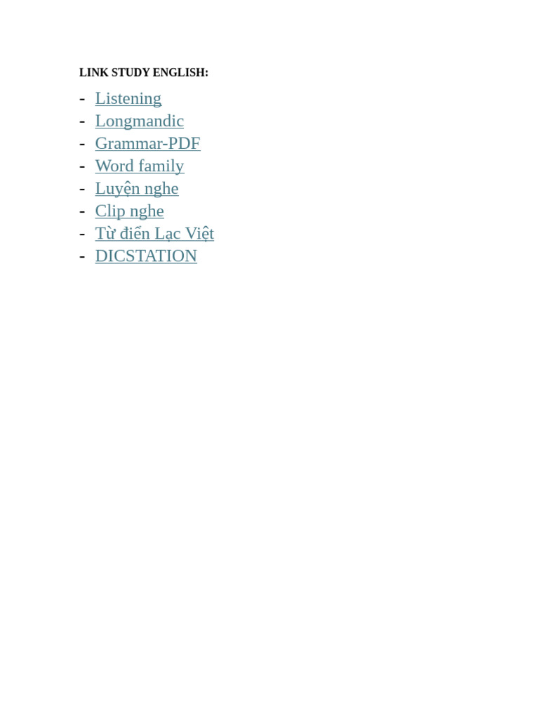 Link Study English | PDF