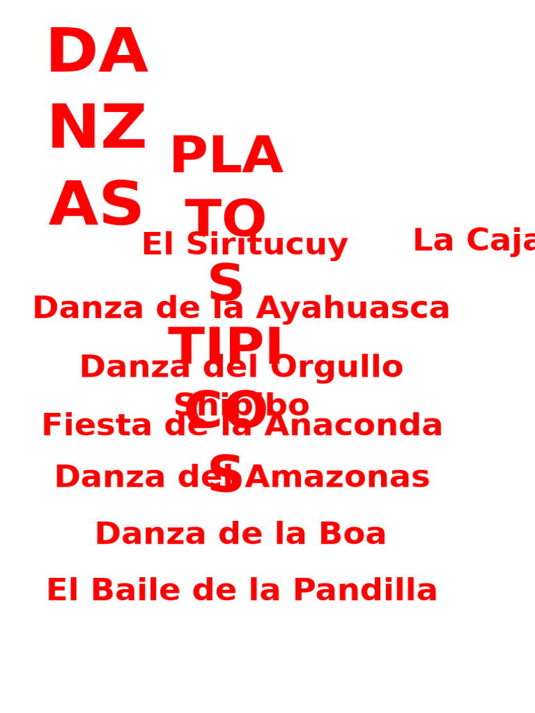 Titulos Danza Selva | PDF