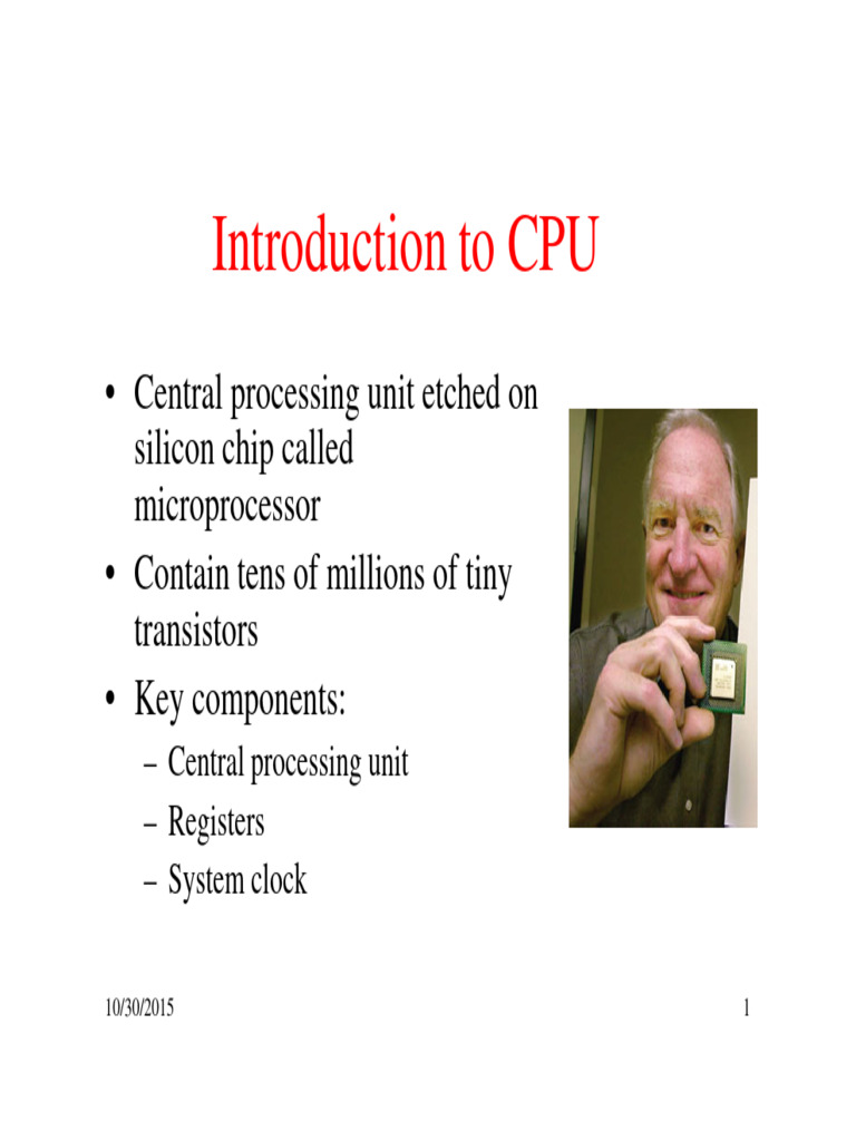 Chapter-3 - Computer Hardware and Text Representation (Compatibility Mode) | PDF | Central ...