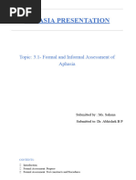 Aphasia Screening Test (MAST) Score Sheet | PDF | Cognitive Science ...