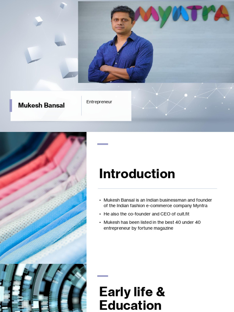 Mukesh Bansal: Entrepreneur | PDF