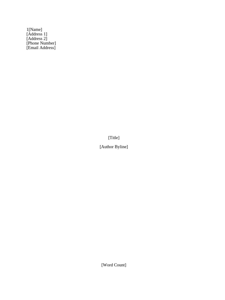 Manuscript Template | PDF
