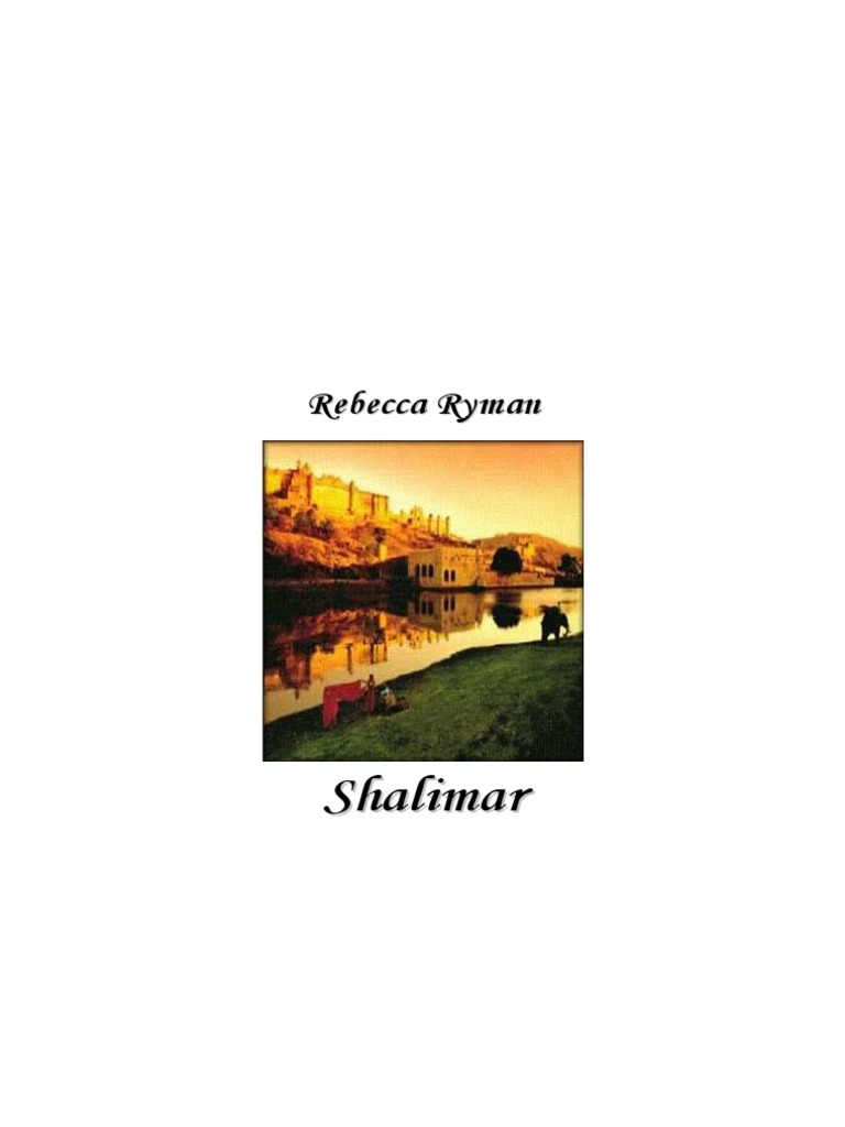 Rebecca Ryman Shalimar | PDF