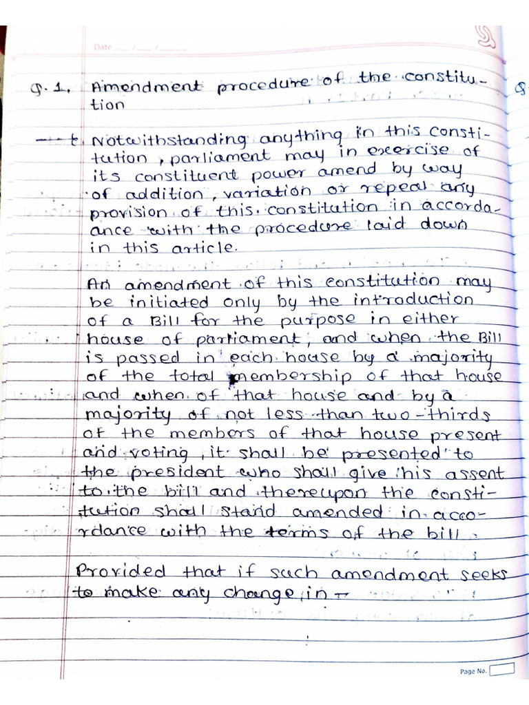 Essence of Indian Constitution Assignment No.3 | PDF
