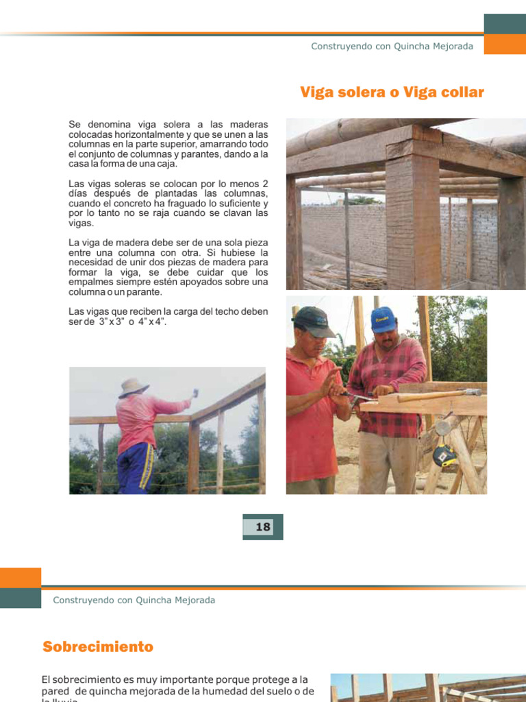 05 Proceso Constructivo Quincha | PDF | Hormigón | Materiales de ...