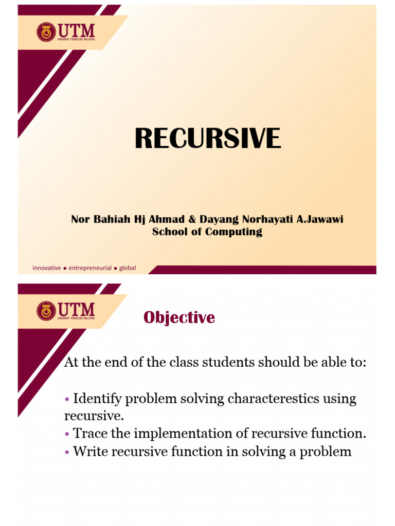 Data Structure and Algorithm Chapter 3-RECURSIVE | PDF | Recursion | Multiplication