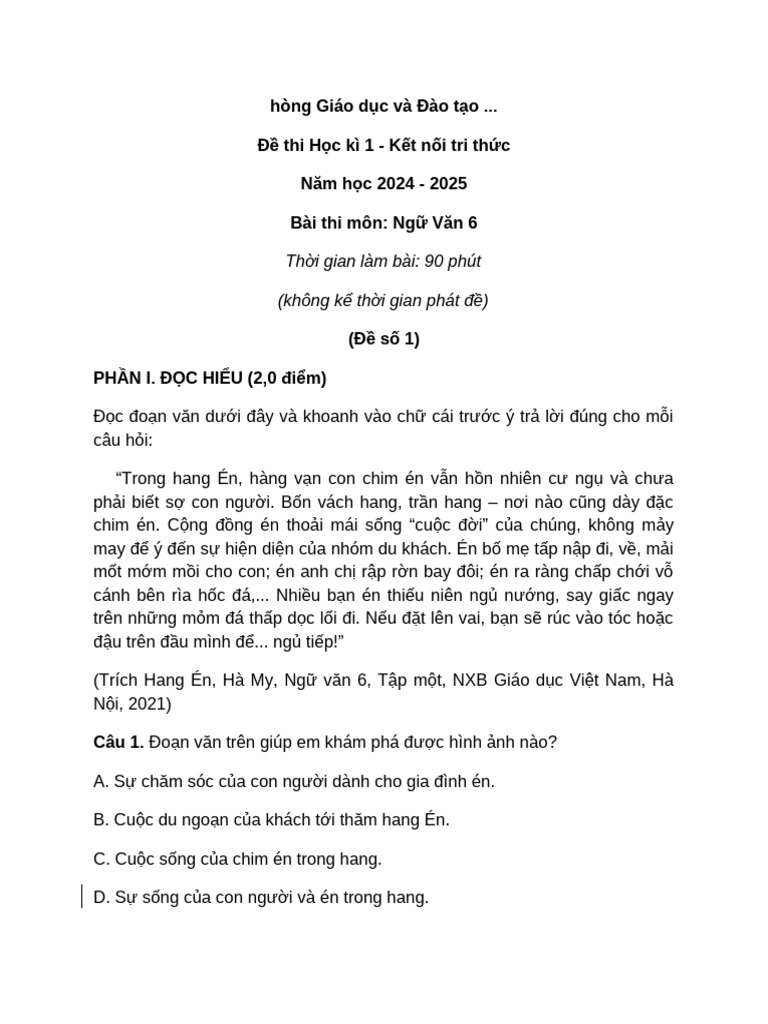 Hòng Giáo D C Và Đào T o | PDF