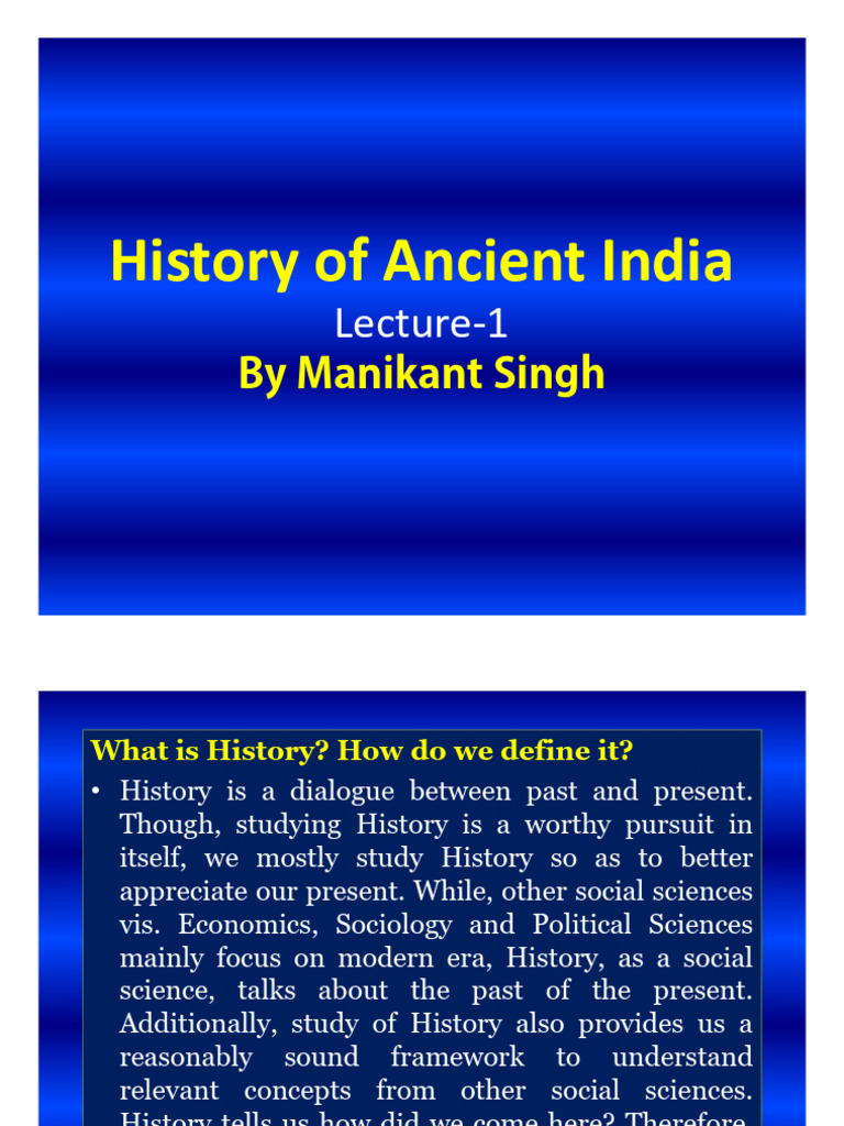 Overview of Ancient Indian History | PDF | Science | Liberal Arts Education