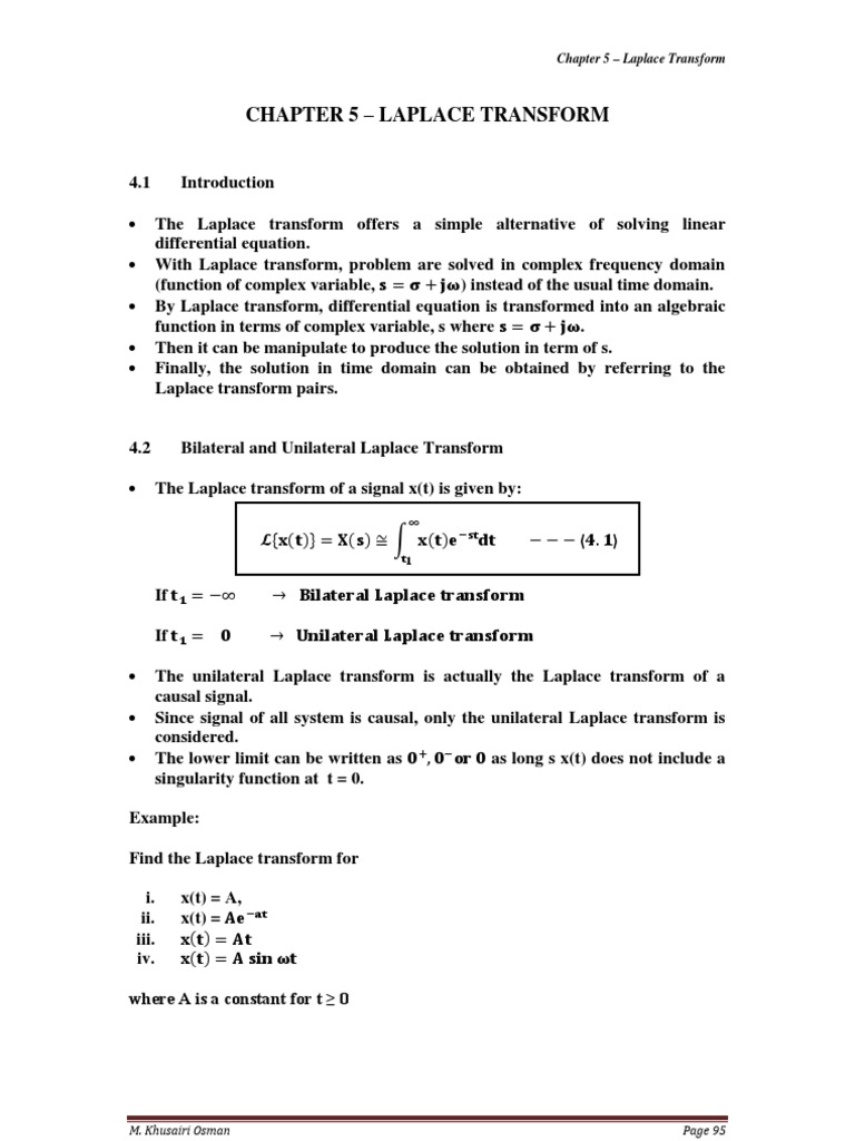 Laplace Transform of Polynomials | PDF | Laplace Transform | Polynomial