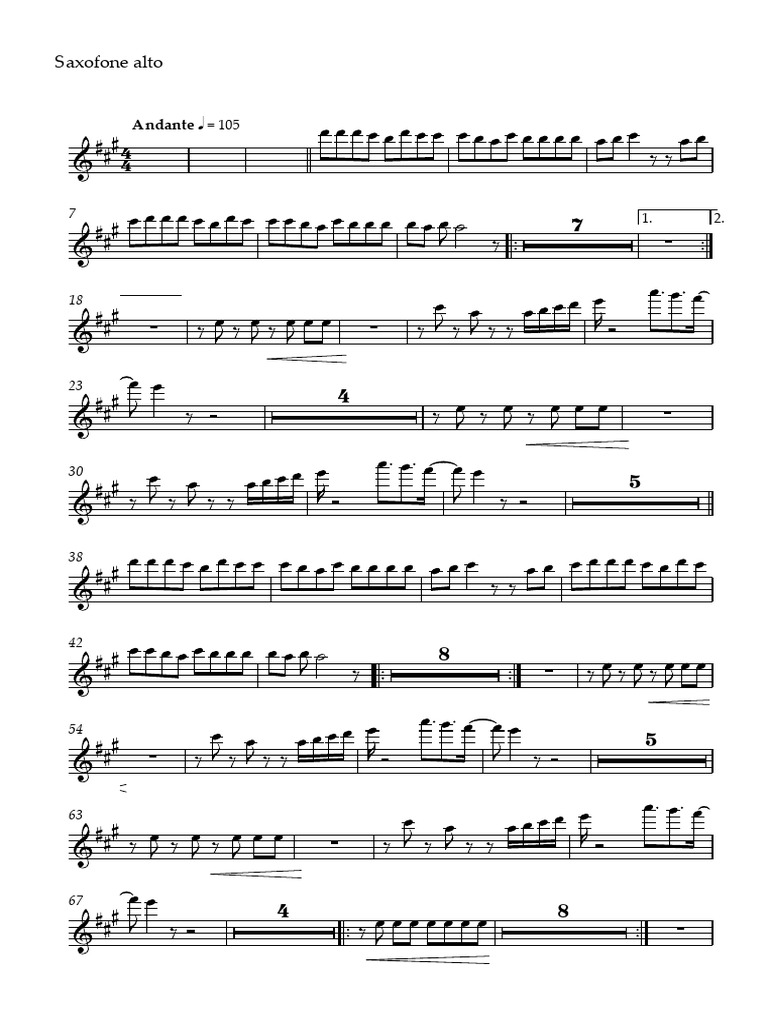 Partitura - Lodebar 3 | PDF