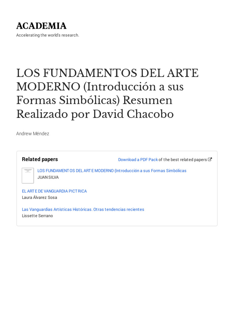 Fund A Mentos Arte Moderno | PDF | Impresionismo | Wassily Kandinsky