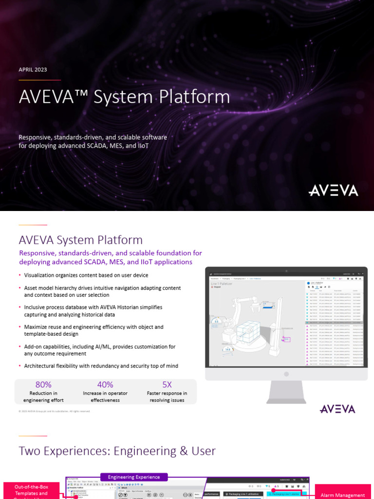 AVEVA System Platform Overview | PDF | Scada | Scalability