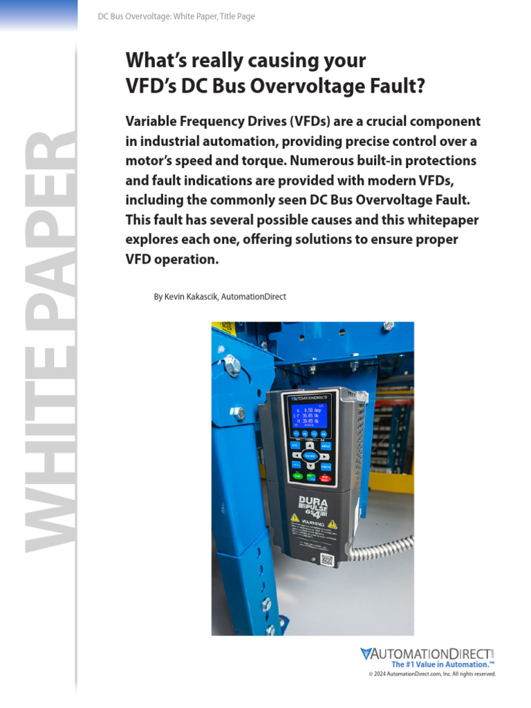 Understanding VFD DC Bus Overvoltage | PDF | Power Inverter | Direct ...