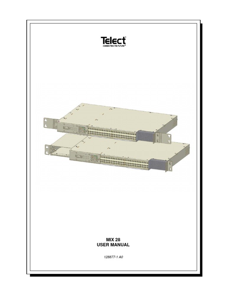 Telect MIX 28 | PDF | Electrical Connector | Trade Secret