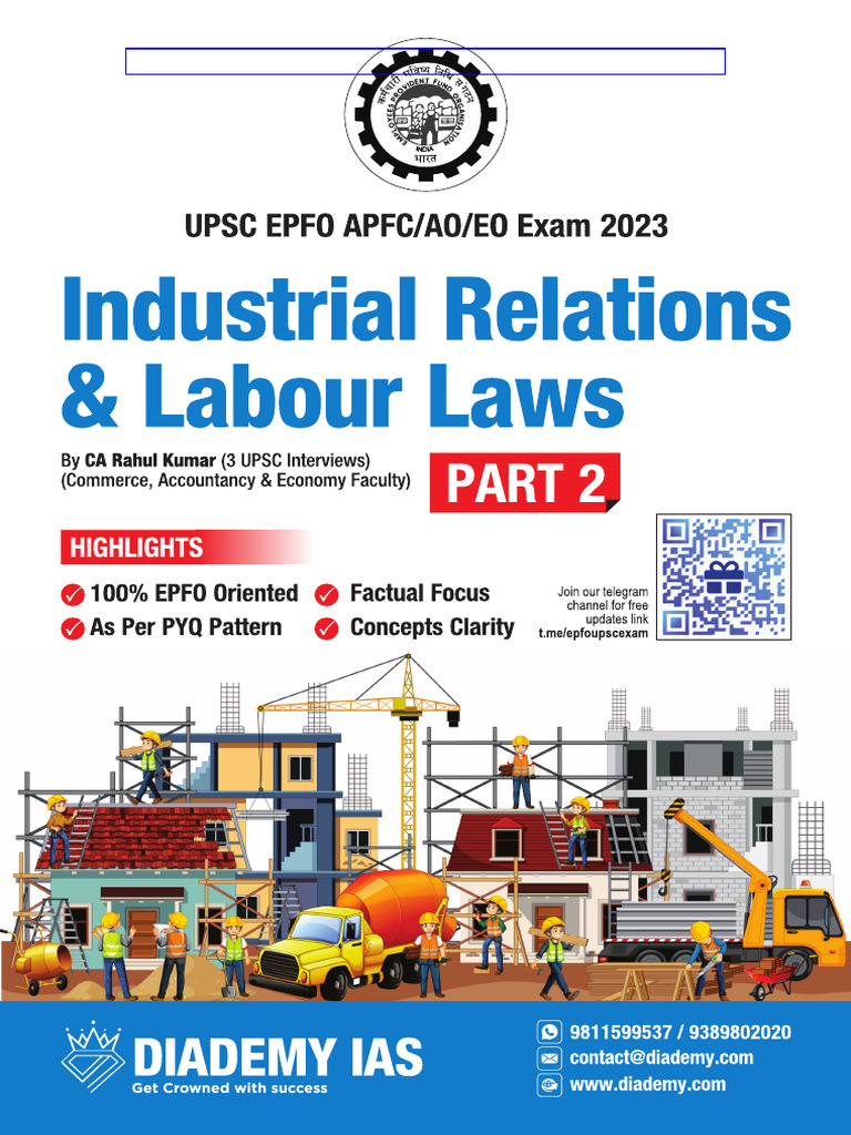 Labour Laws Study Guide for UPSC APFC | PDF | Overtime | Labour Law