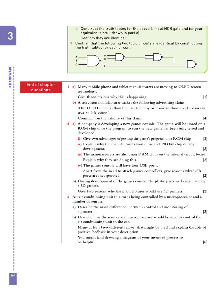 Logic Circuits Exercise | PDF