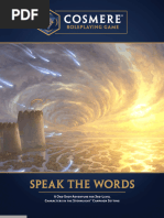 Cosmere Character Sheet UPDATED | PDF | Cognition | Psychological Concepts