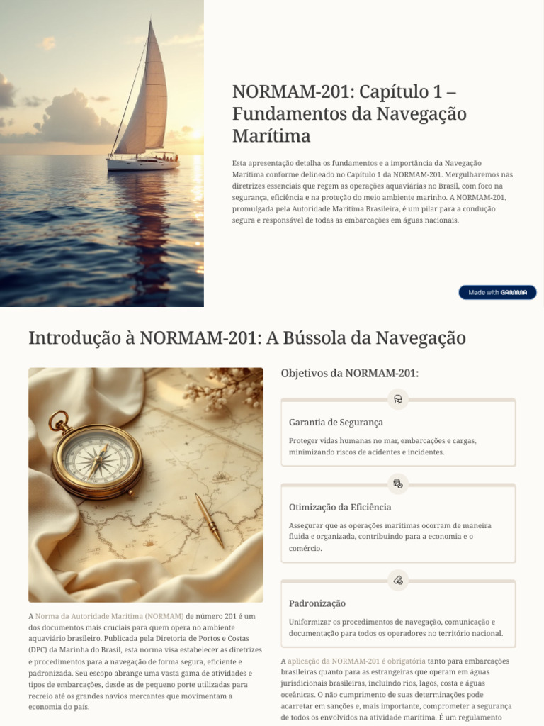 Fundamentos da NORMAM-201 na Navegação | PDF | Navios | Cargueiro